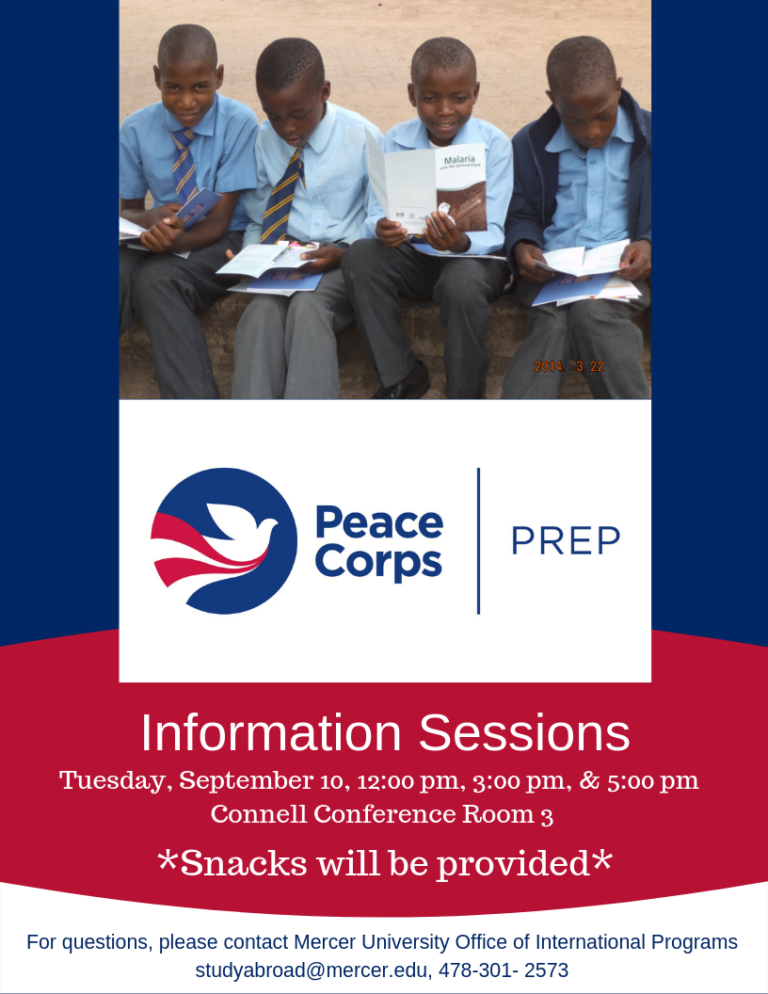 Peace Corps Application Workshop | Mercer Events