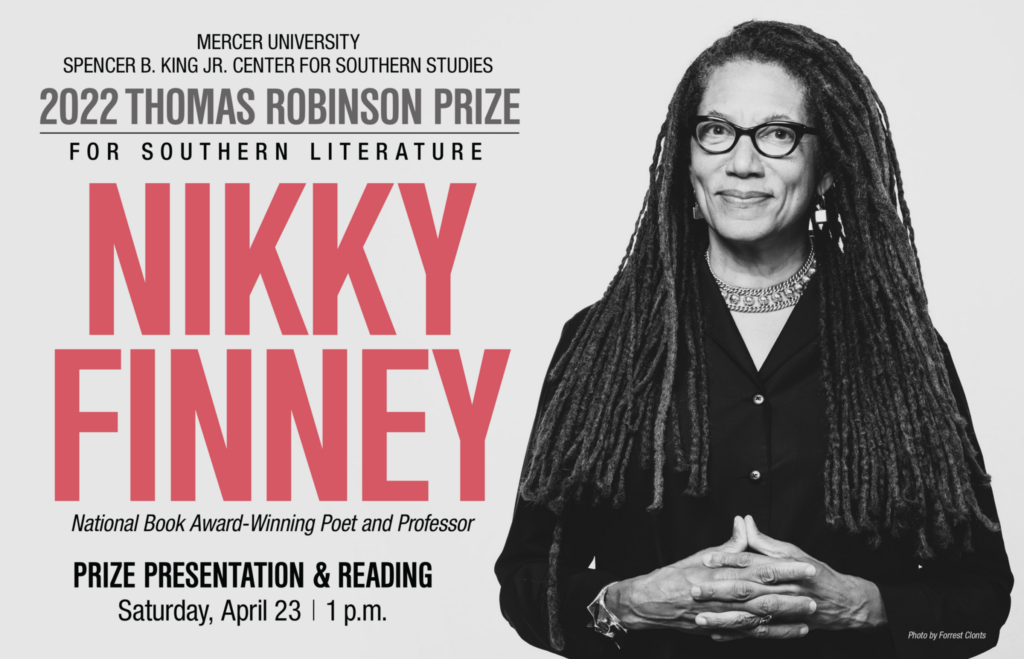 Nikky Finney: Thomas Robinson Prize for Southern Literature | Mercer Events