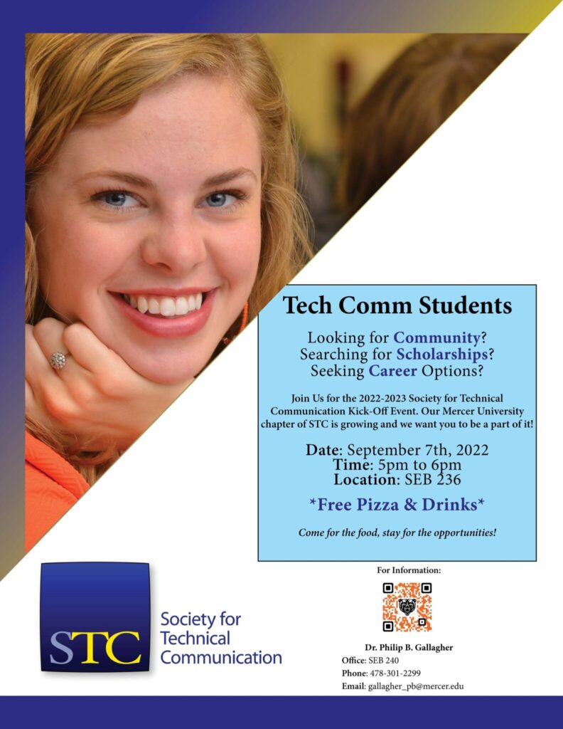 Kick-Off Event for Society for Technical Communication Student Chapter ...