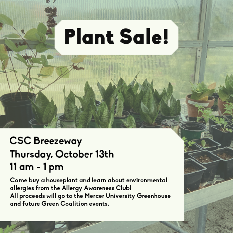 Green Coalition Plant Sale | Mercer Events