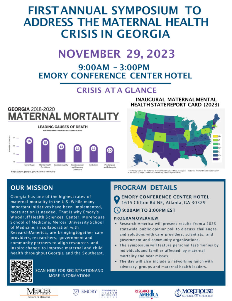 First Annual Symposium to Address the Maternal Health Crisis in Georgia ...