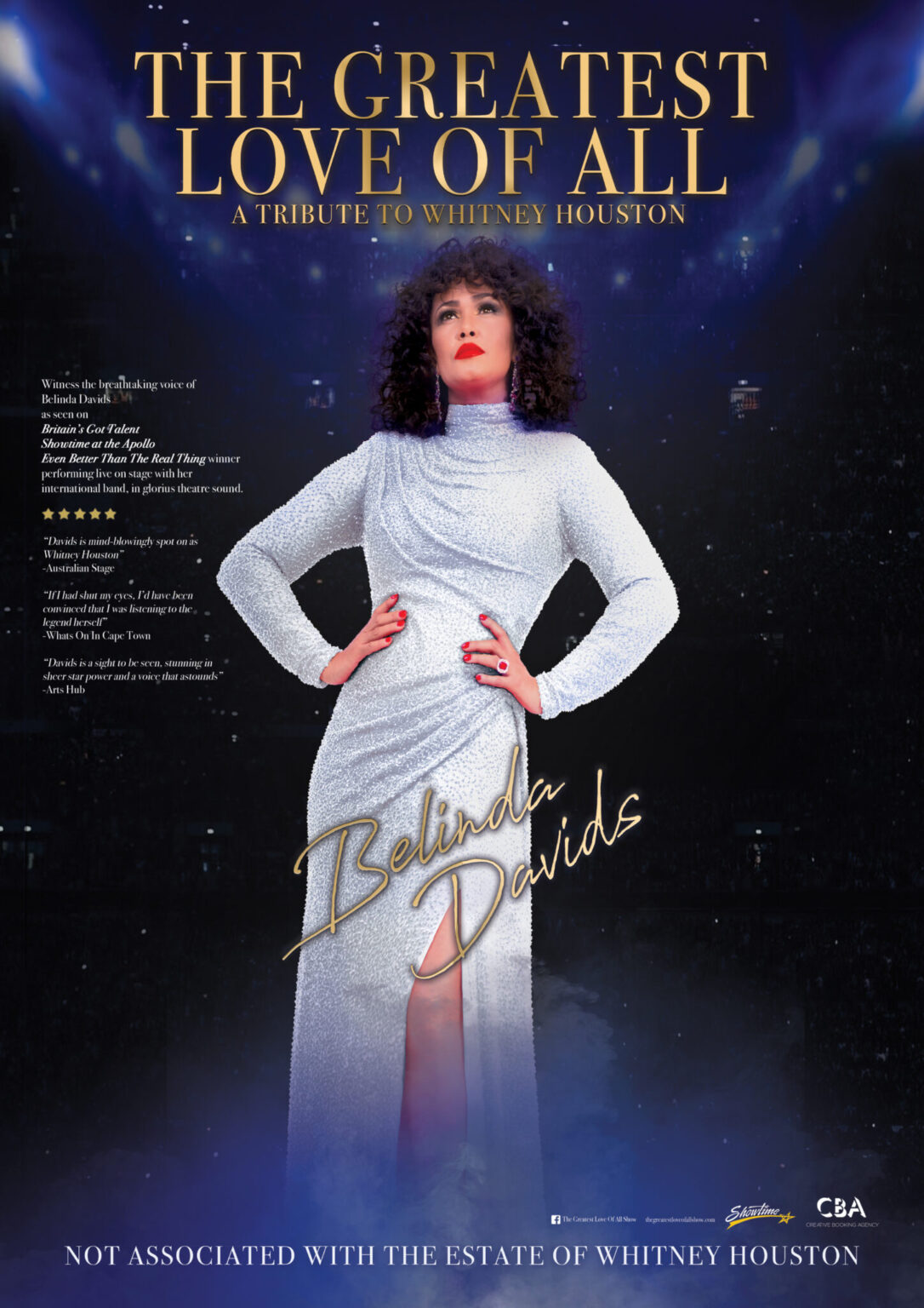 The Greatest Love of All: A Tribute to Whitney Houston starring Belinda ...