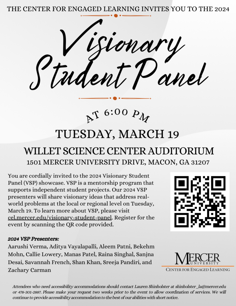 2024 Visionary Student Panel Showcase | Mercer Events