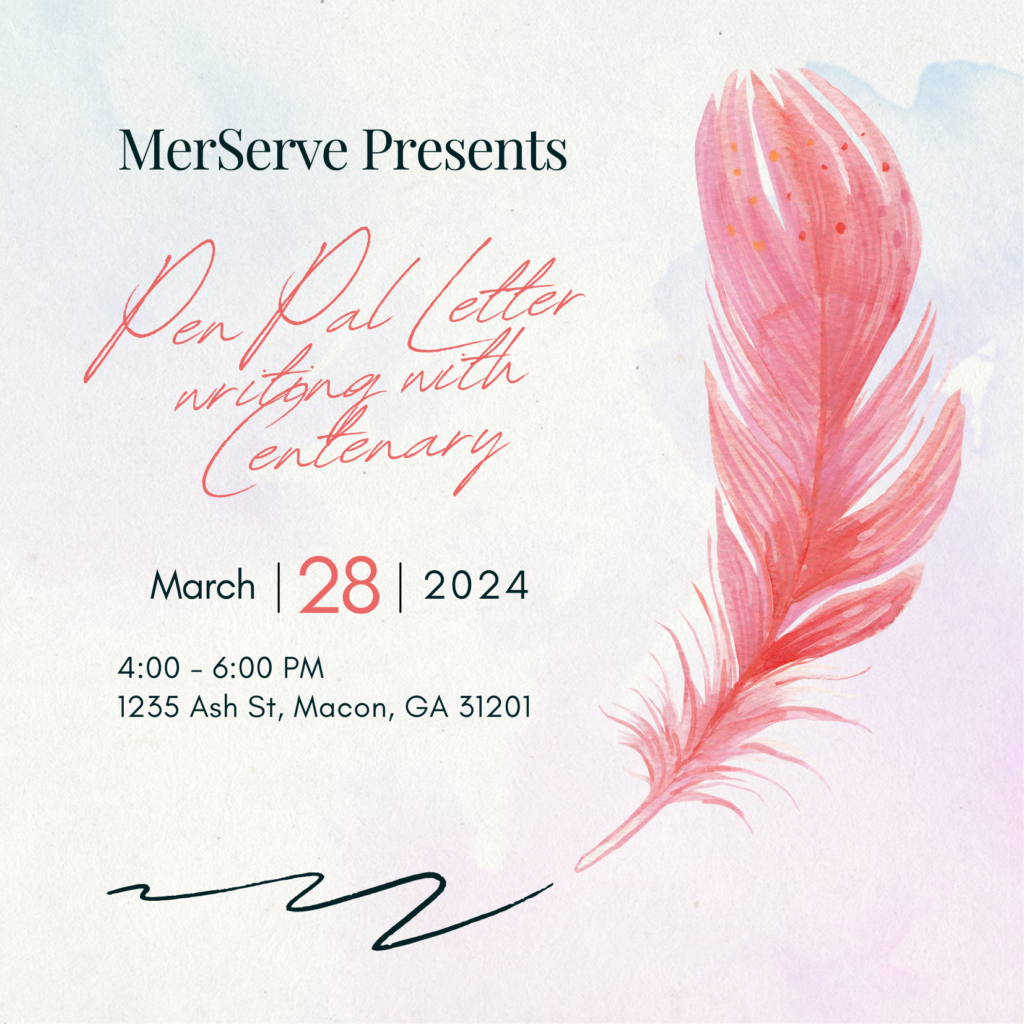 Pen Pal Letter Writing Activity With Youth at Centenary Church | Mercer ...