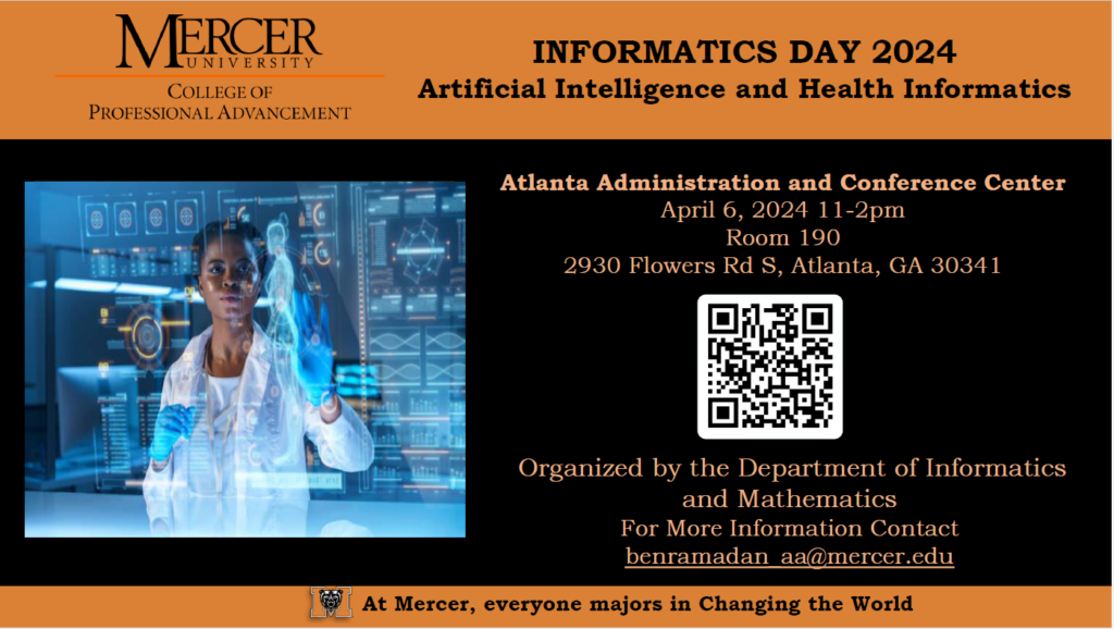 Informatics Day 2024: Artificial Intelligence (AI) and Health ...