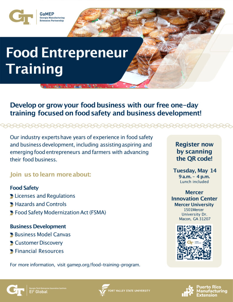 Food Entrepreneur Training | Mercer Events