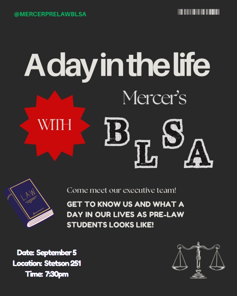 Mercer Pre-Law BLSA Meet the Executives | Mercer Events